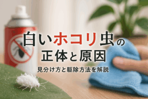 白いホコリみたいな虫の正体と発生原因を徹底解説｜特徴別の見分け方と駆除方法 | PureSpace